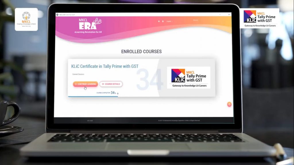TallyPrime with GST - MS-CIT | Career-oriented KLiC Courses | MKCL ...