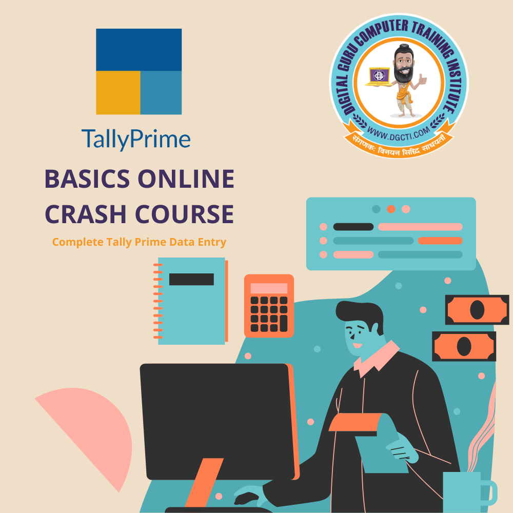 Tally Prime Basics Online Crash Course MS CIT Career oriented KLiC
